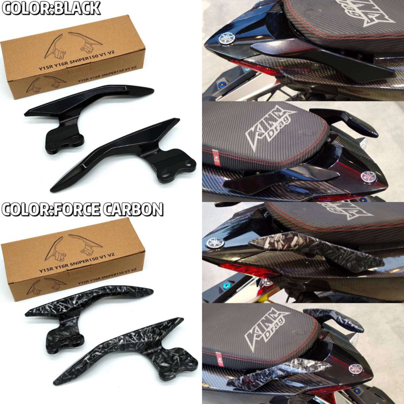 REAR SPOILER L-BAR PNP MODEL YAMAHA Y15 /Y16/VF3i/LC135 V8/HONDA RS15 ...
