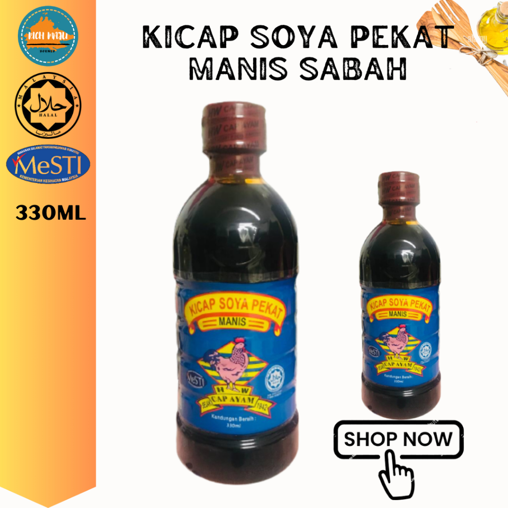 KICAP SOYA PEKAT MANIS SABAH 330ML | Shopee Malaysia