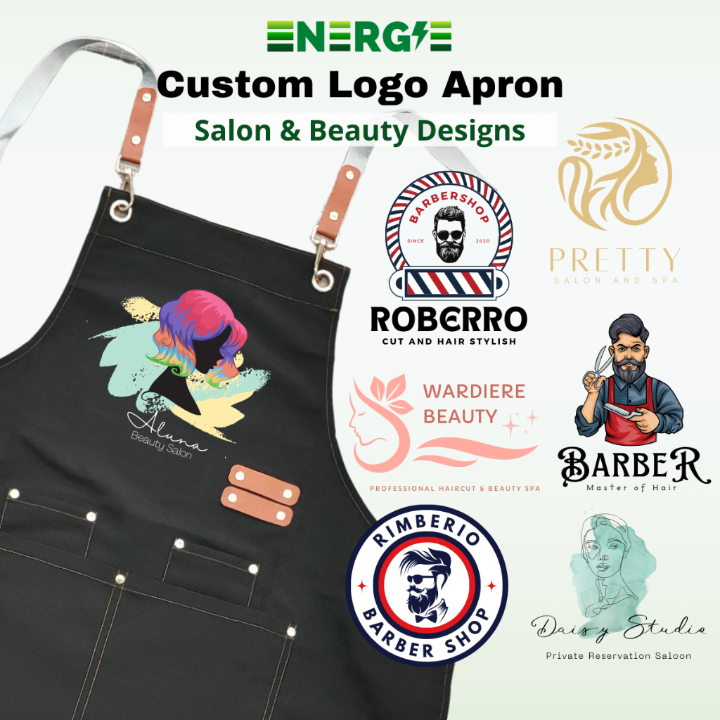 ENERGIE Custom Apron Salon Apron Beauty Apron Custom Name Apron Custom ...