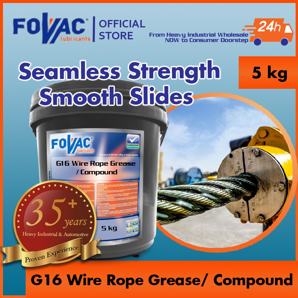 G16 Wire Rope Grease/ Compound, Cable Chain, Minyak Gris Wire Rope ...