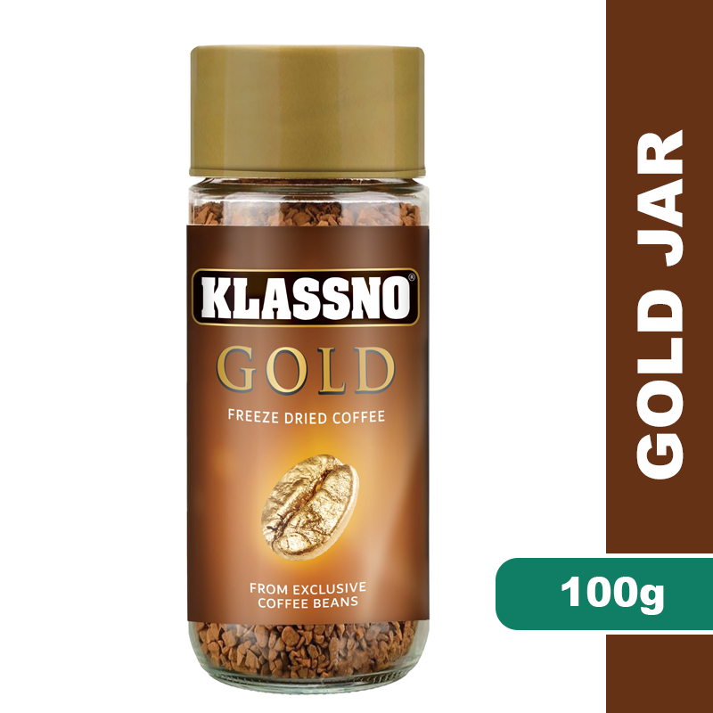KLASSNO Gold Freeze Dried Coffee Jar 100g | Shopee Malaysia