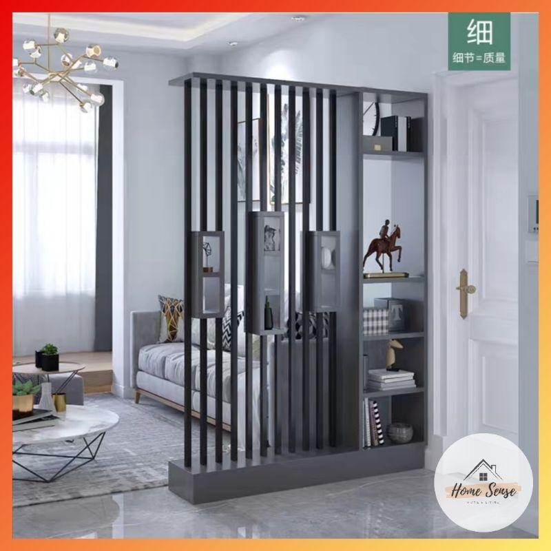 Partition Cabinet Divider Wall Cabinet Display Rack Bookshelf Partition ...