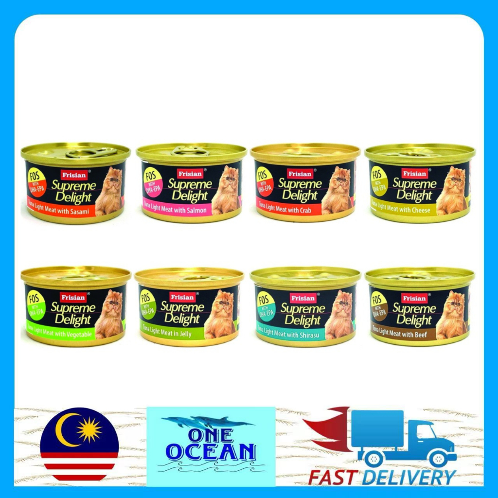 Frisian Supreme Delight Cat Canned Food Wet Food (85g) | Shopee Malaysia