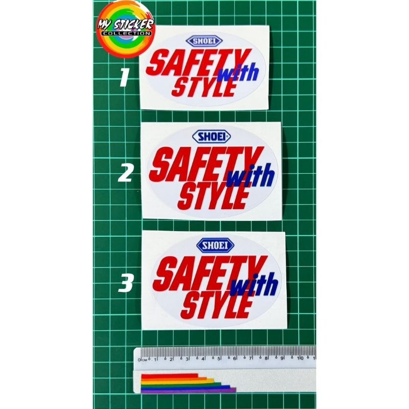 SHOEI Safety With Style Sticker Printing Designs #shoei # ...