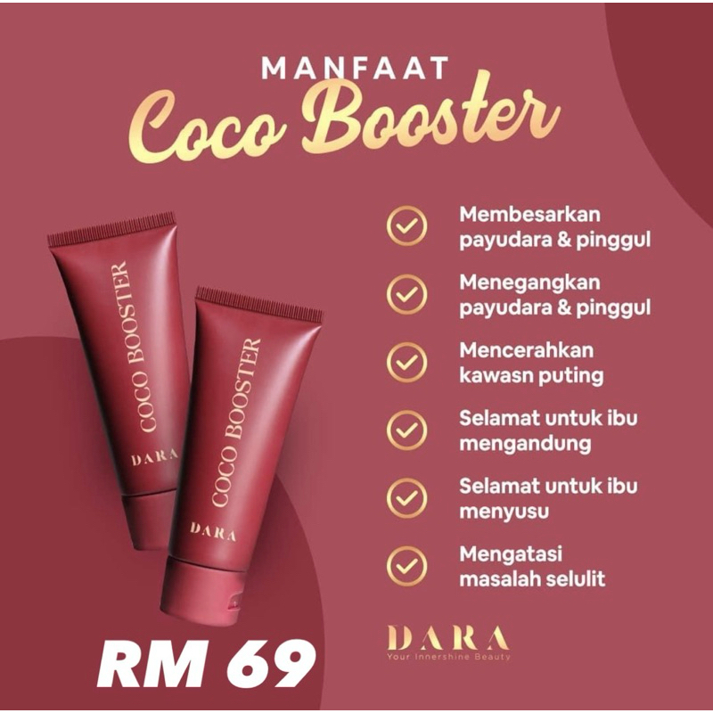 Coco Booster DARA (Cream Breast) | Shopee Malaysia