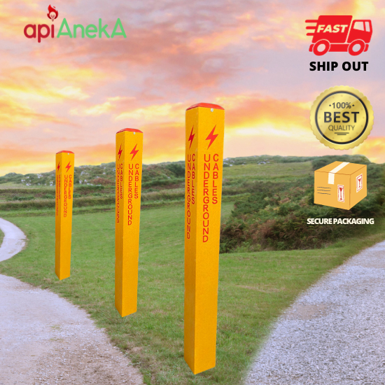 UNDERGROUND CABLE MARKER PVC FIBREGLASS | Shopee Malaysia