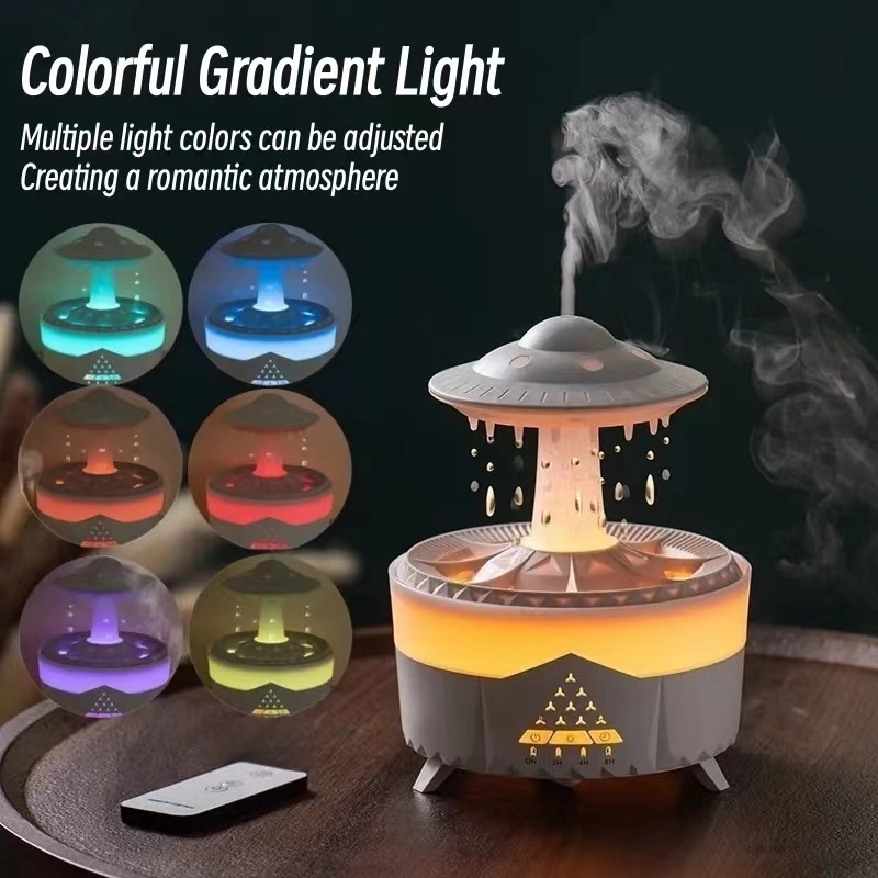 Raindrop Humidifier Aromatherapy Ultrasonic Diffuser Air Humidifier ...