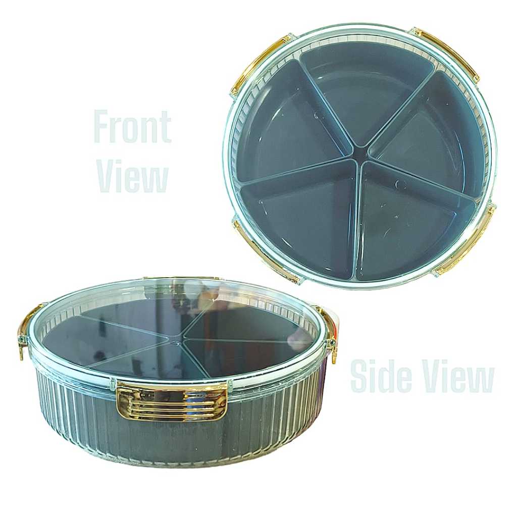 Candy Box Colour Compartment Sweet Biscuit Food Container Storage Bekas ...