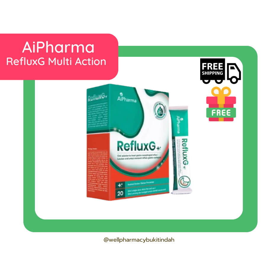AiPharma RefluxG Multi Action Sachet 10ml x 20s Oral Solution for ...