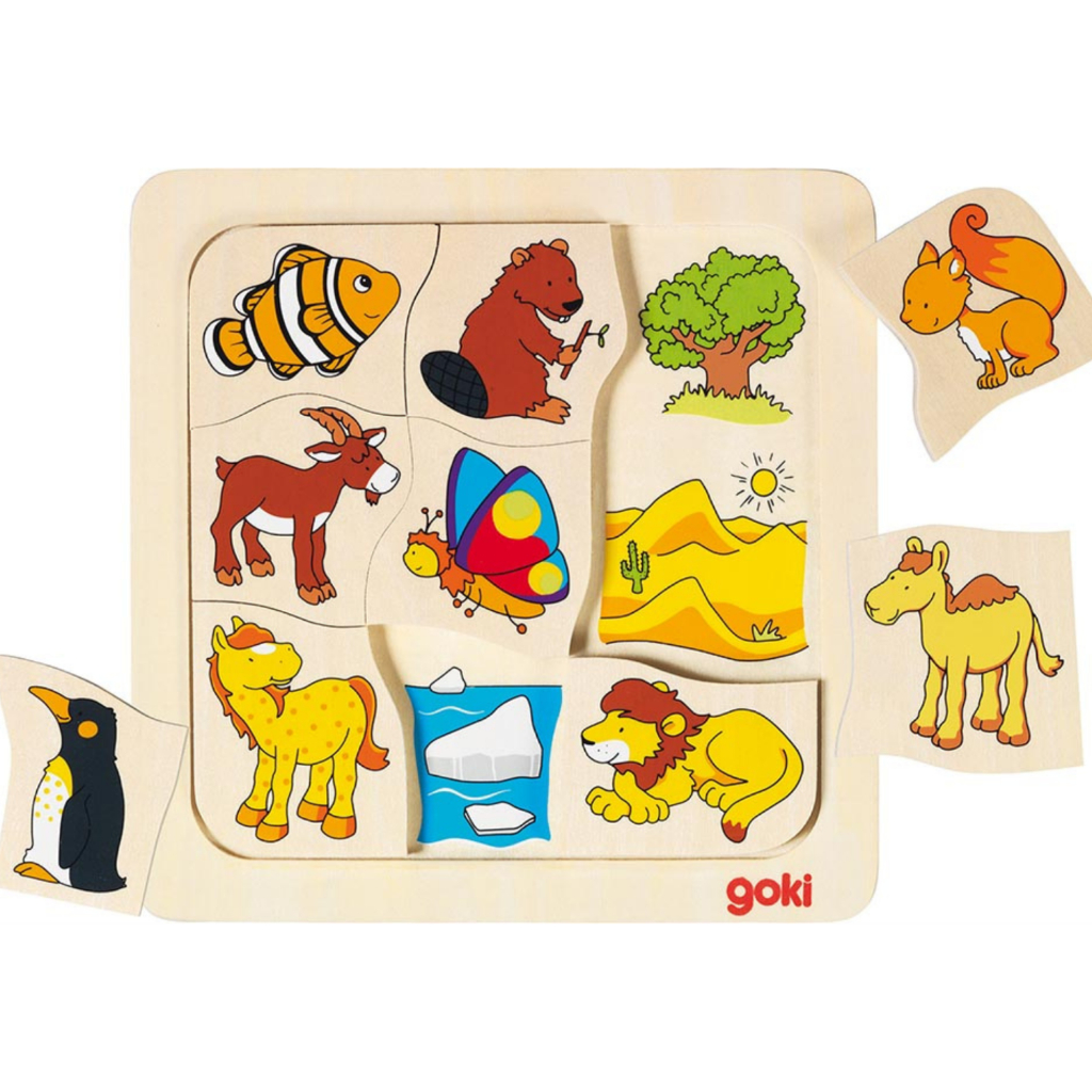 Goki (Germany) - Puzzle (Who Lives Where) | Shopee Malaysia