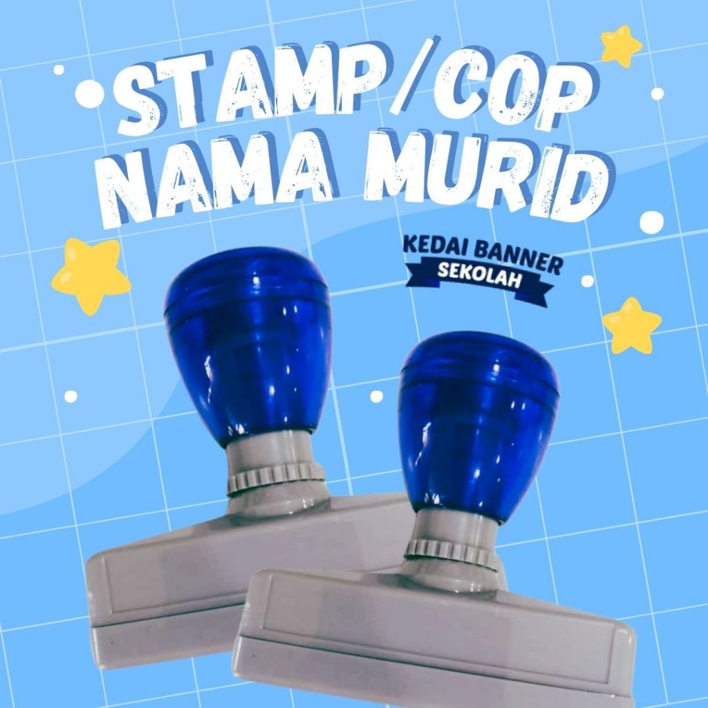 Stamp/Cop Nama Murid Sekolah | Pre-Ink Stamp/Cop | Shopee Malaysia