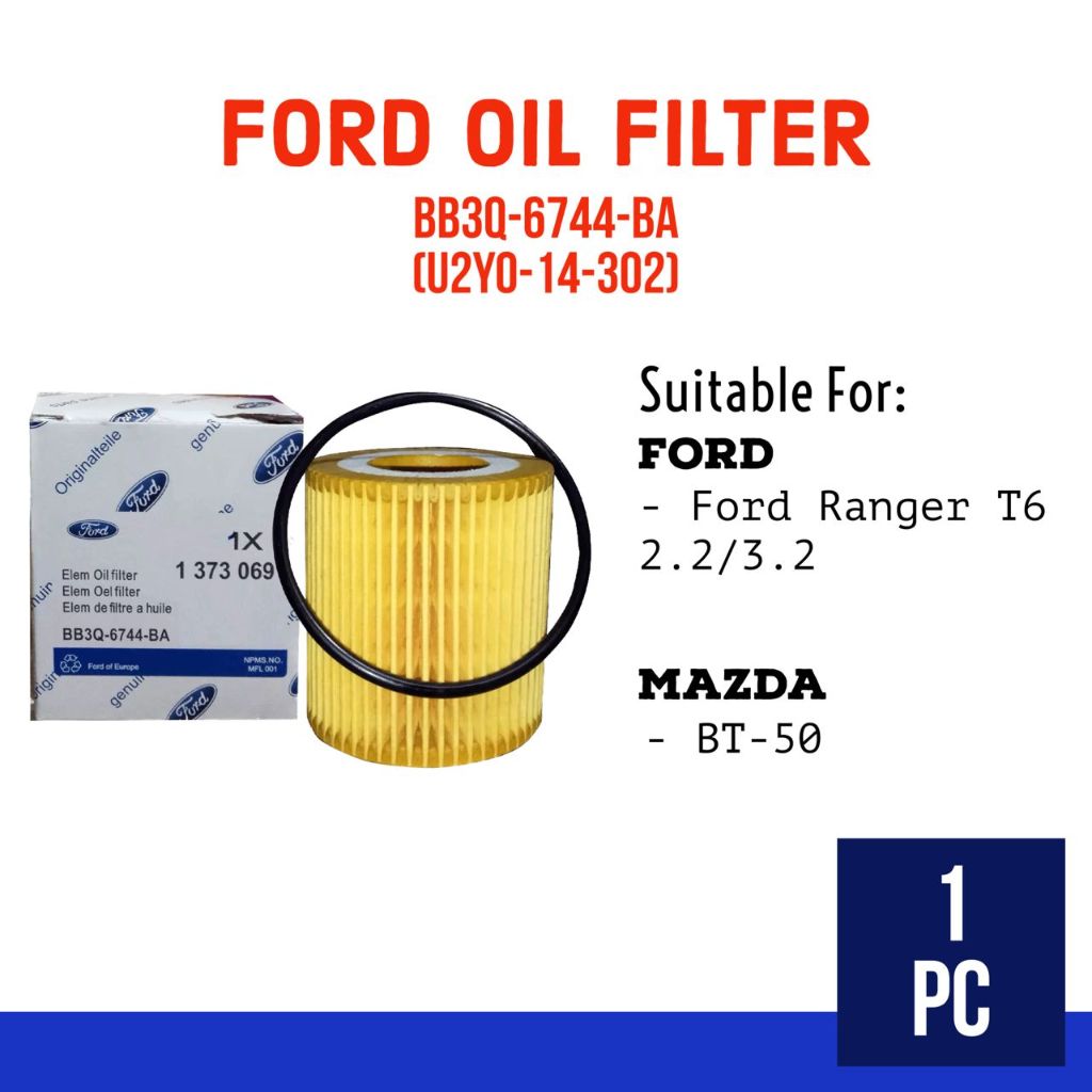 FORD PENAPIS MINYAK - FORD RANGER T6 / MAZDA BT-50 BB3Q-6744-BA (MAZDA ...