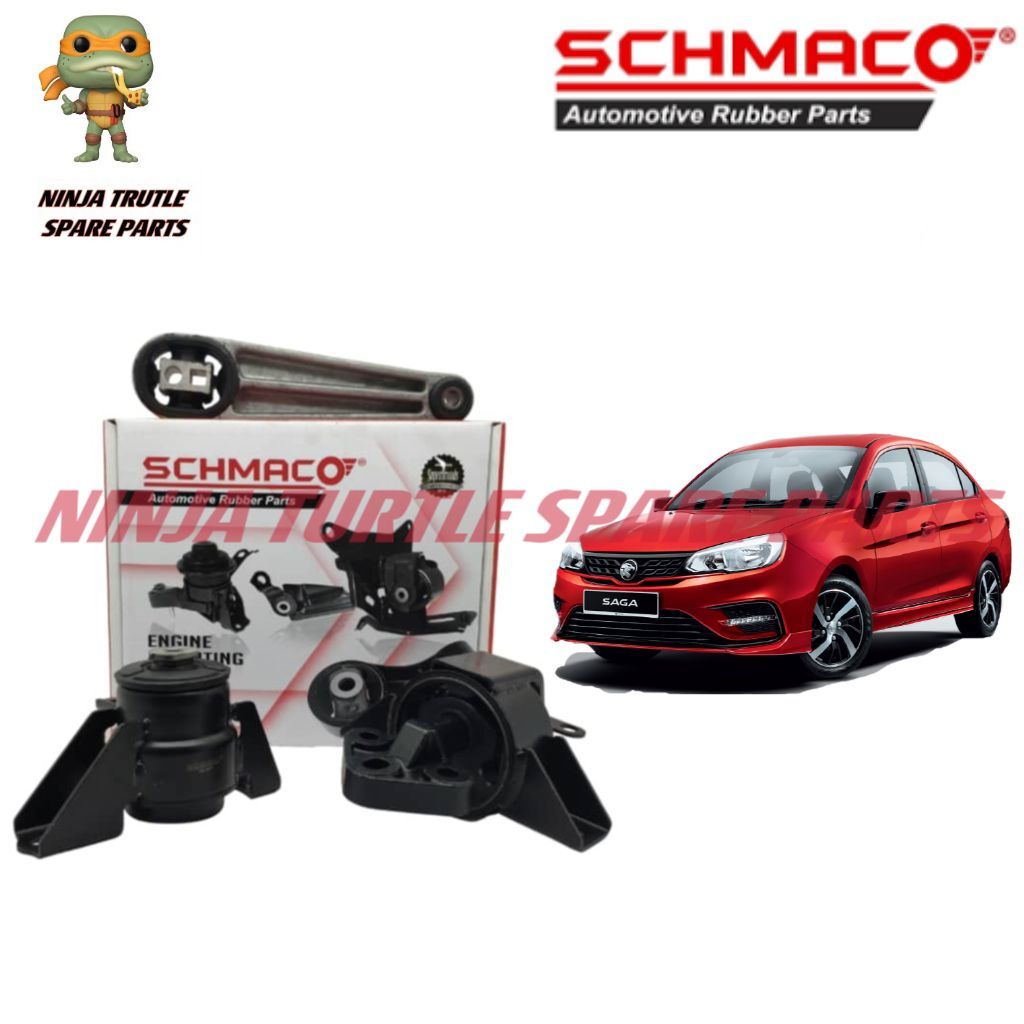 PROTON SAGA VVT AUTO 2016-2018 ENGINE MOUTING KIT SET SCHMACO SPT-A3076 ...