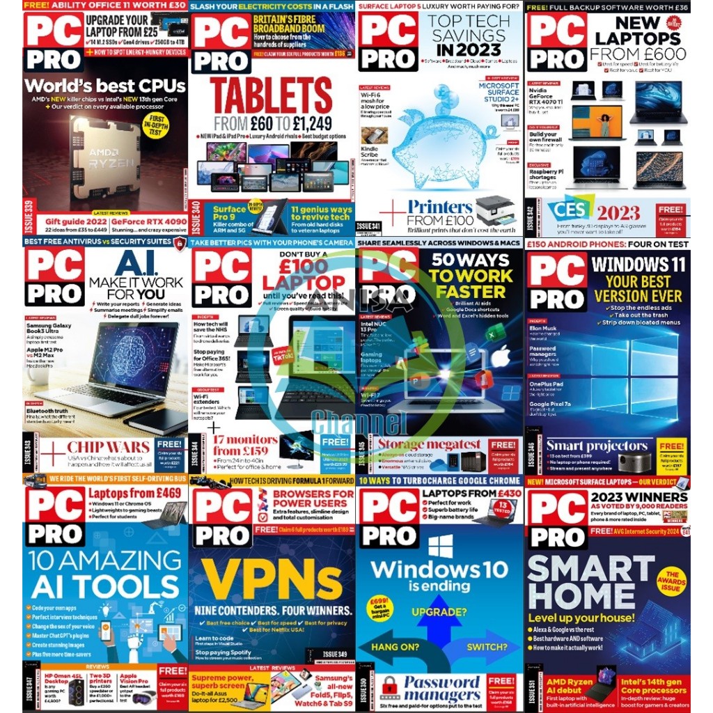 [eMagazine/PDF] PC Pro – Full Year 2023 Issues Collection (12 Issues ...