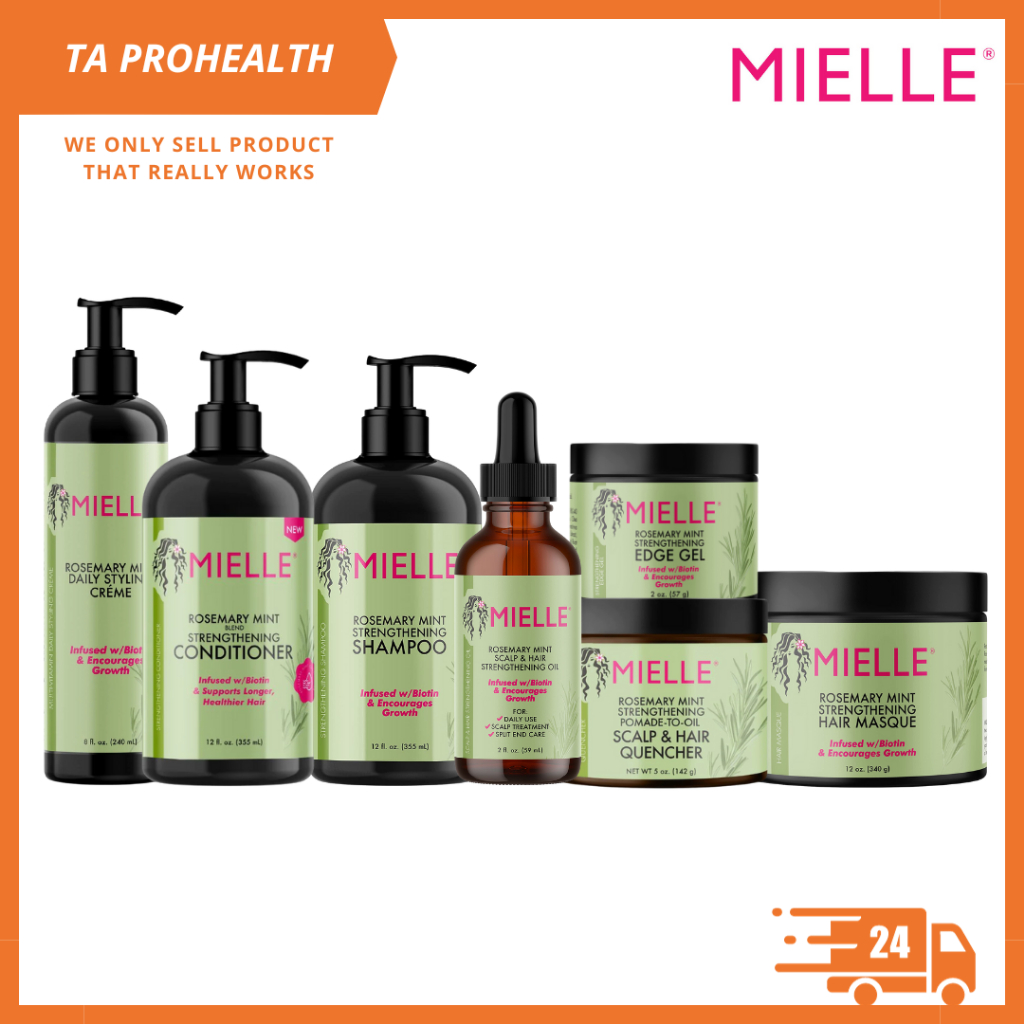 Mielle Organics Rosemary Mint Scalp & Hair Strengthening Shampoo ...