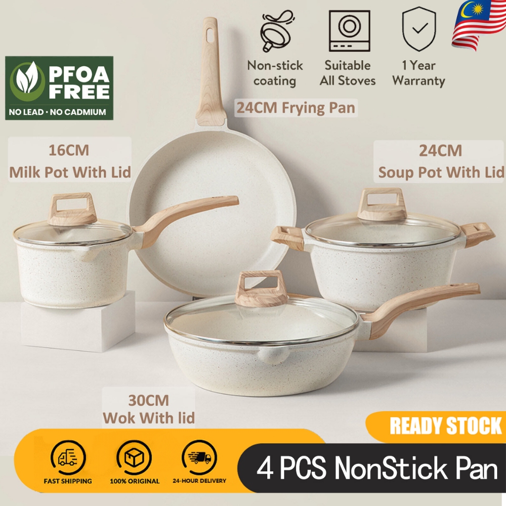Carote Same Style Non Stick Cookware Sets Frying Pan 7 PCS Kitchen Set ...