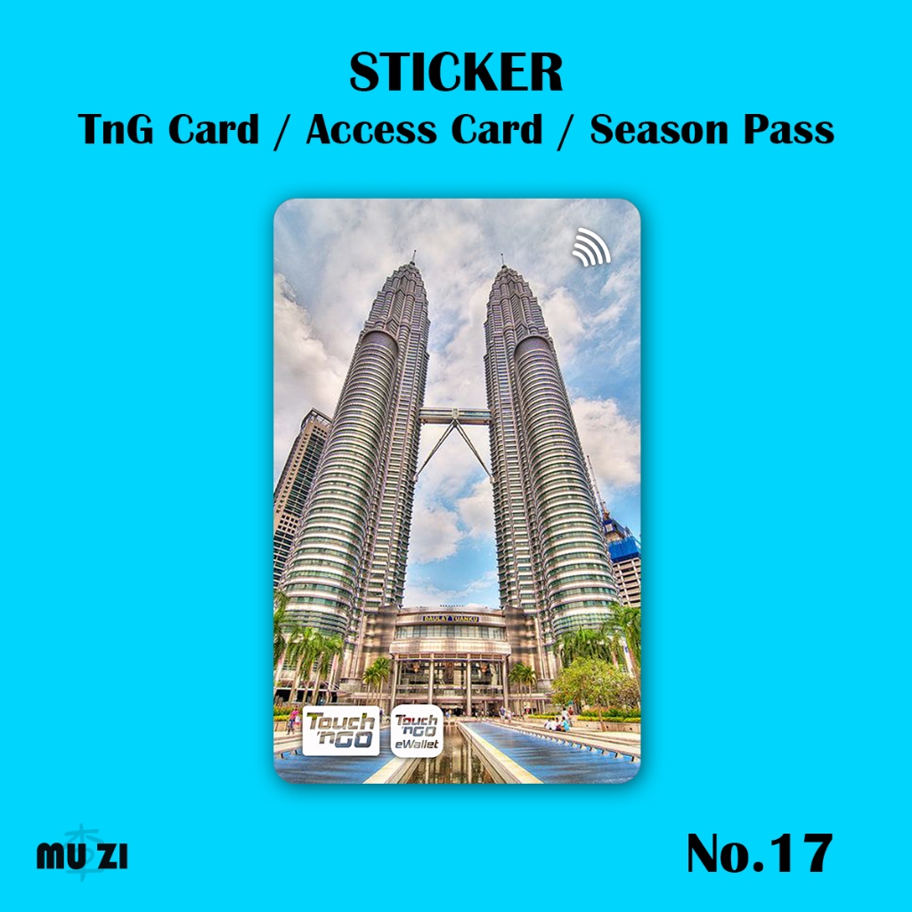 Malaysia KLCC TnG Card STICKER NFC STICKER Waterproof Thick Hard ...