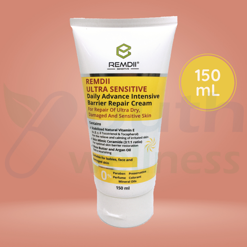 Remdii Sensitive Series Moisturising Repair Cream, Body Wash, Shampoo ...