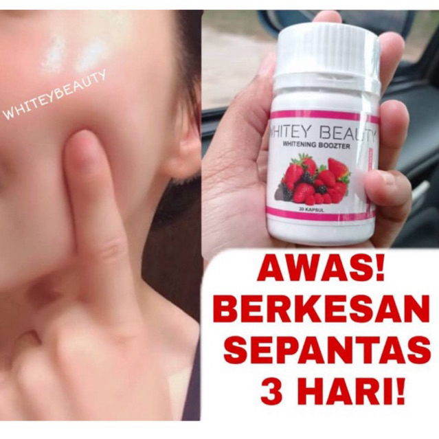 Pencerah Muka, Pemutih Kulit, PIL PUTIH VIT C, WHITENING BOOSTER BY ...