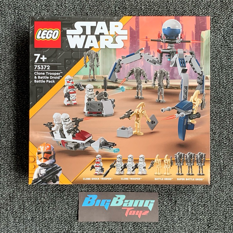 LEGO Star Wars 75372 Clone Trooper & Battle Droid Battle Pack (In-Stock ...