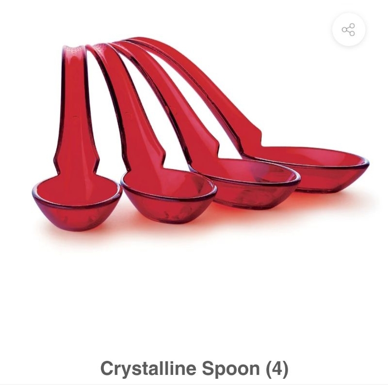 Tupperware Crystalline Spoon(4 Pcs) | Shopee Malaysia