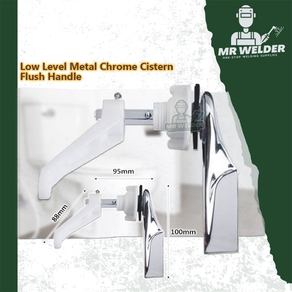 Toilet Low Level Metal Chrome /PVC Cistern Flush Handle | Toilet heavy ...