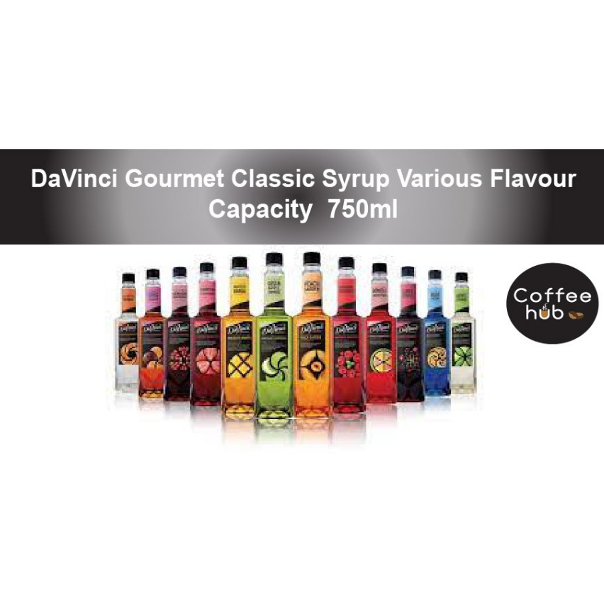 (Ready Stock)Coffee Drink Syrup Da Vinci Coffee Syrup Gourmet Classic ...