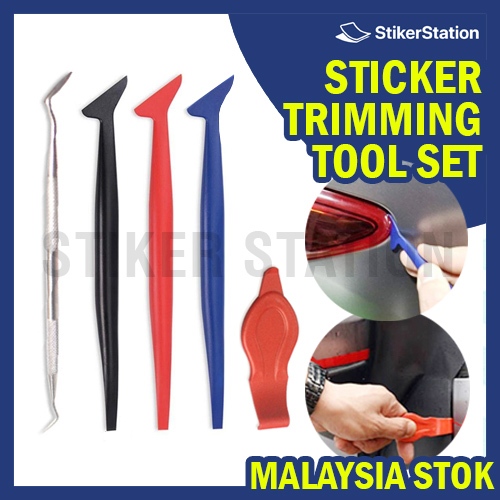 Car Sticker Trimming Toolset / Vinyl Wrap Tools / Car Wrapping Flexible ...