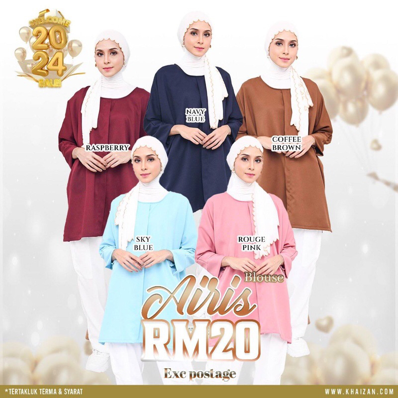 🔥 NEW 🔥 KZ AIRIS BLOUSE 🤍 | Shopee Malaysia