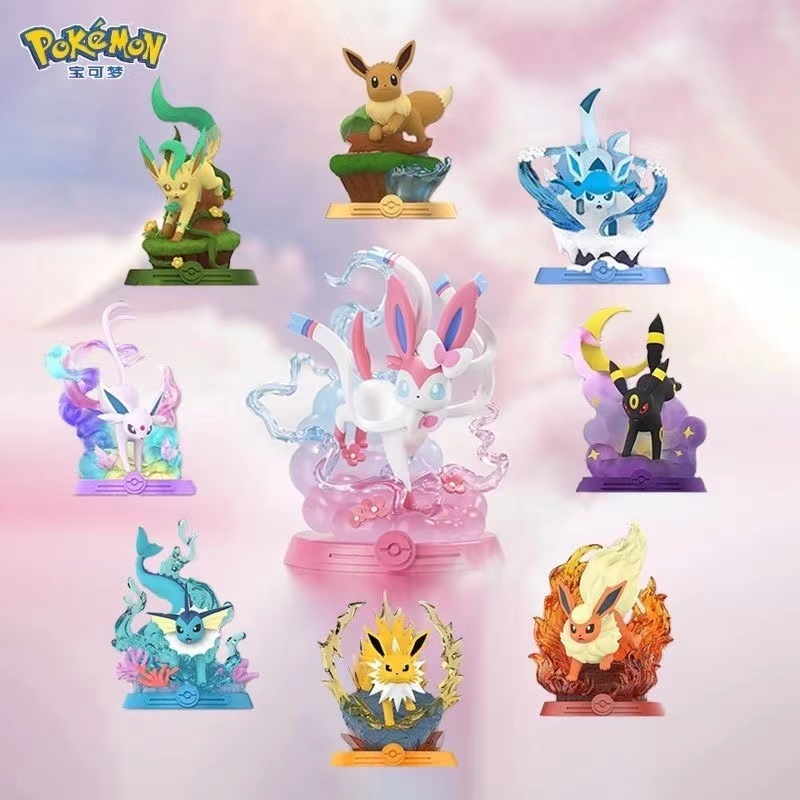 (READY STOCK) FUNISM Pokemon Eevee Figure Model Pokemon Blind Box Eevee ...