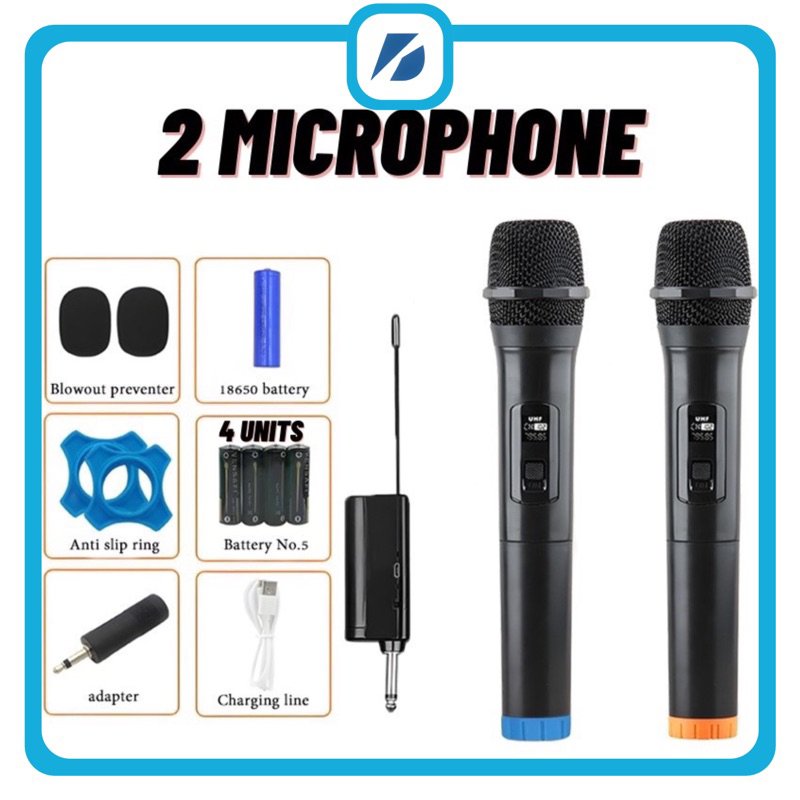 UHF Wireless Microphone Wireless Karaoke Microphone Dynamic Mikrofon ...