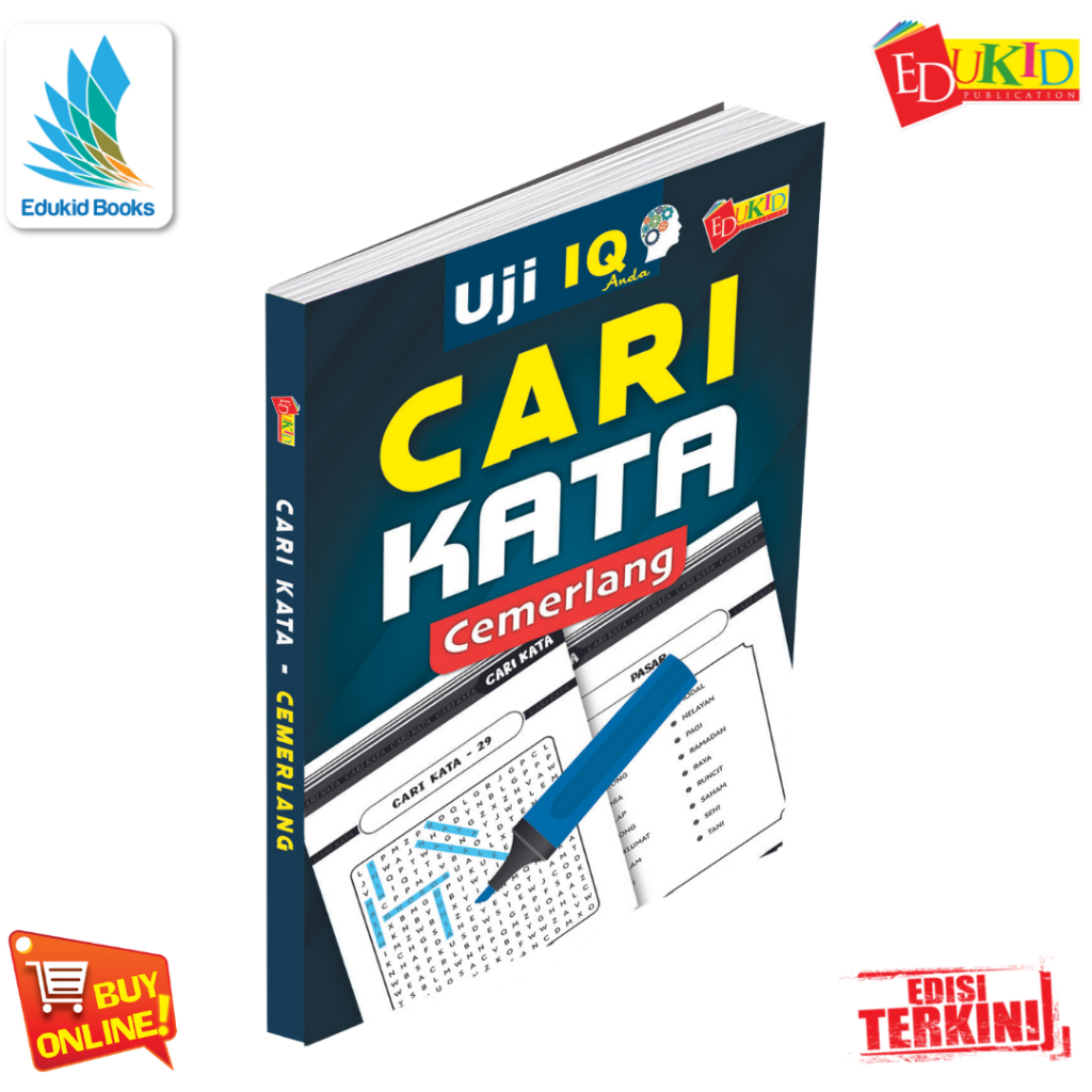 Cari Kata Cemerlang - Book - Aktiviti - Bahasa - Melayu - Word Search ...