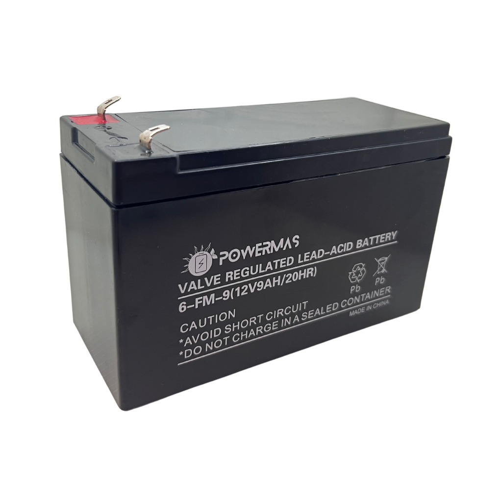 POWERMAS 9Ah 12V/ 7Ah 12V/ 5Ah 12V/ 5Ah 6V SLA Deep Cycle Battery for ...