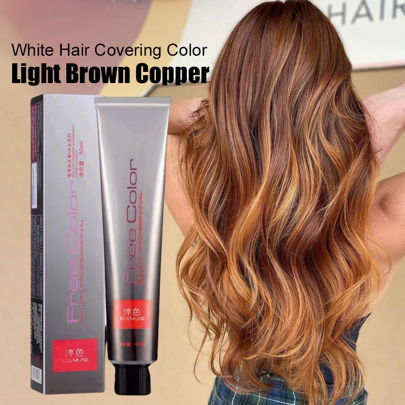Japan Professional Hair Color 5C Light Brown Copper Color Hair Dye ...