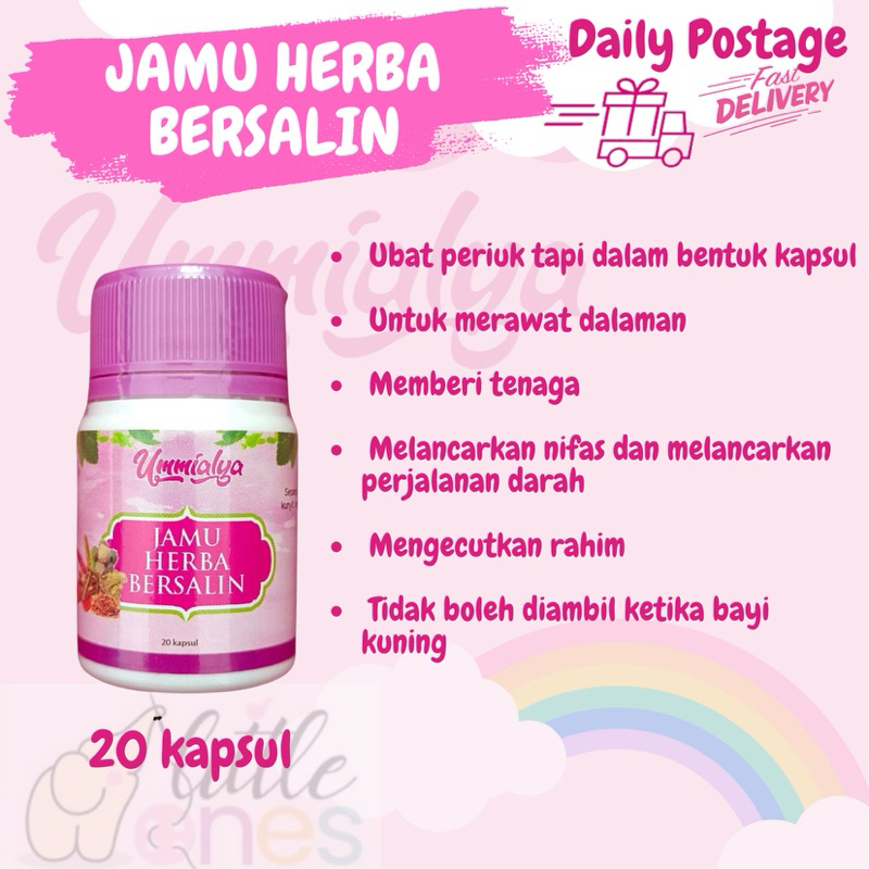 JAMU HERBA BERSALIN UMMIALYA / UBAT BERSALIN / SET PANTANG IBU BERSALIN ...
