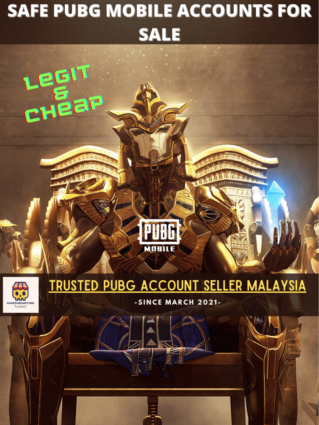 PUBG MOBILE ACCOUNT / AKAUN PUBG MOBILE (2023) INSTANT & TRUSTED ...
