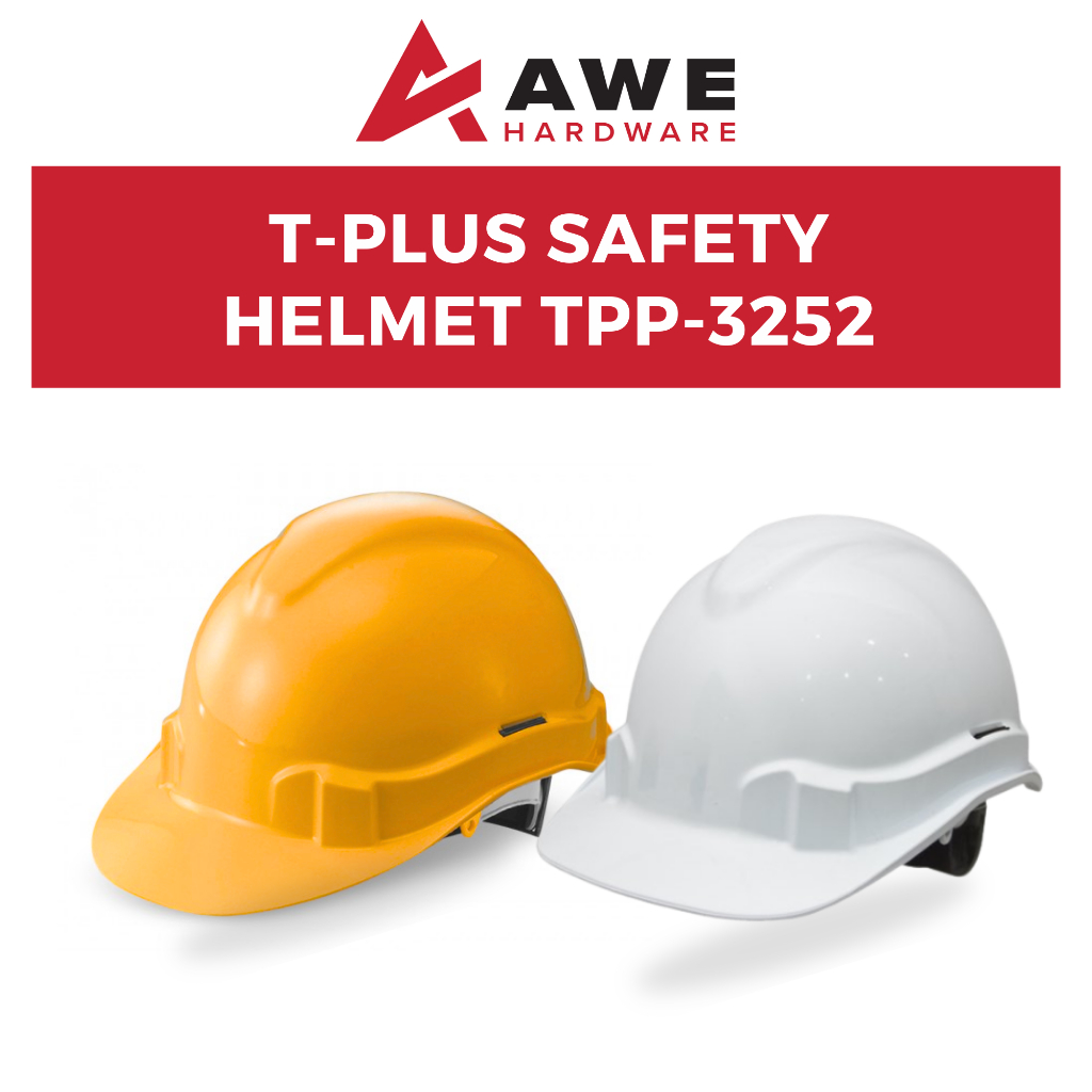 T-Plus Safety Helmet TPP-3252 Topi Keselamatan Construction Work Heavy ...