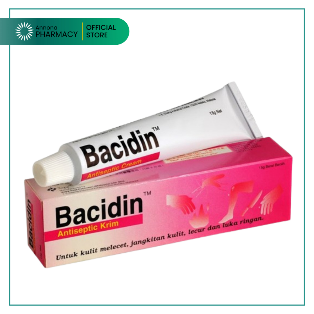 BACIDIN Antiseptic Cream 15g | Shopee Malaysia