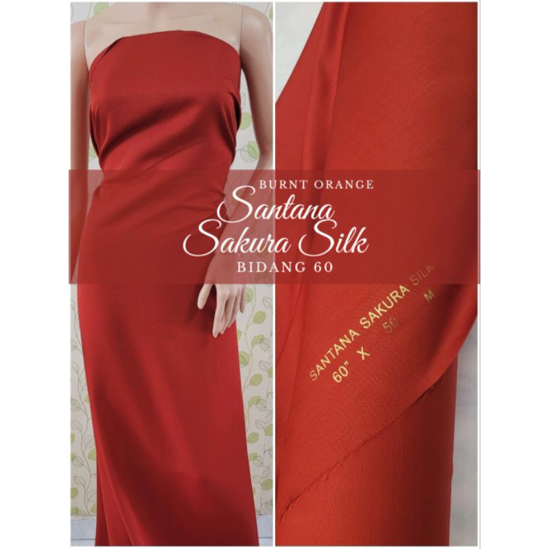 🔥Tema BURNT ORANGE/BRICK ORANGE/OREN BATA 🔥Kain Pasang Terkini Trend ...