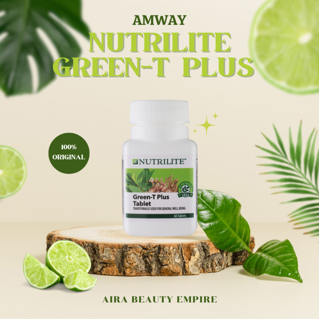 [ AMWAY STORE ] Green - T Plus 60 - Tablet 💯 Original HQ | Shopee Malaysia