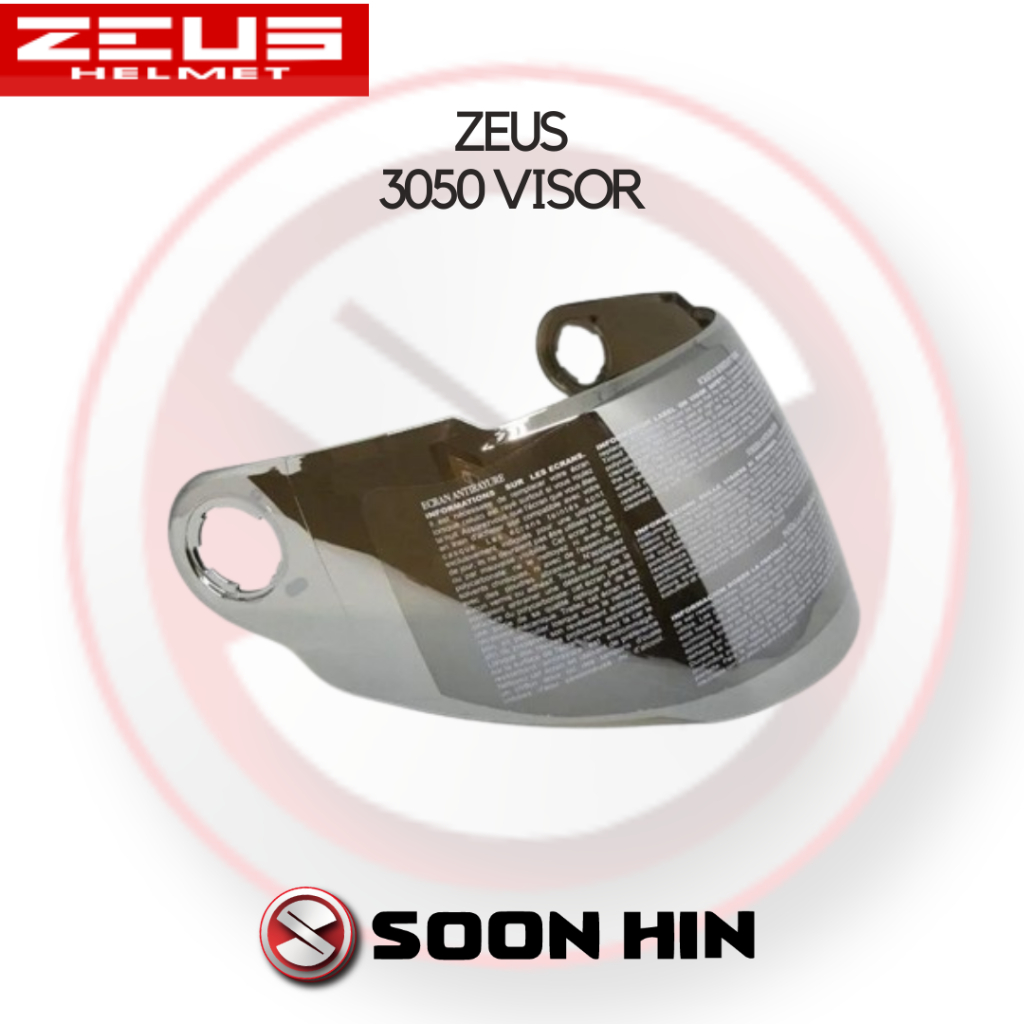 ZEUS Visor 3050 Helmet Visor ZEUS 3050 Dark Visor / Smoke Visor ...
