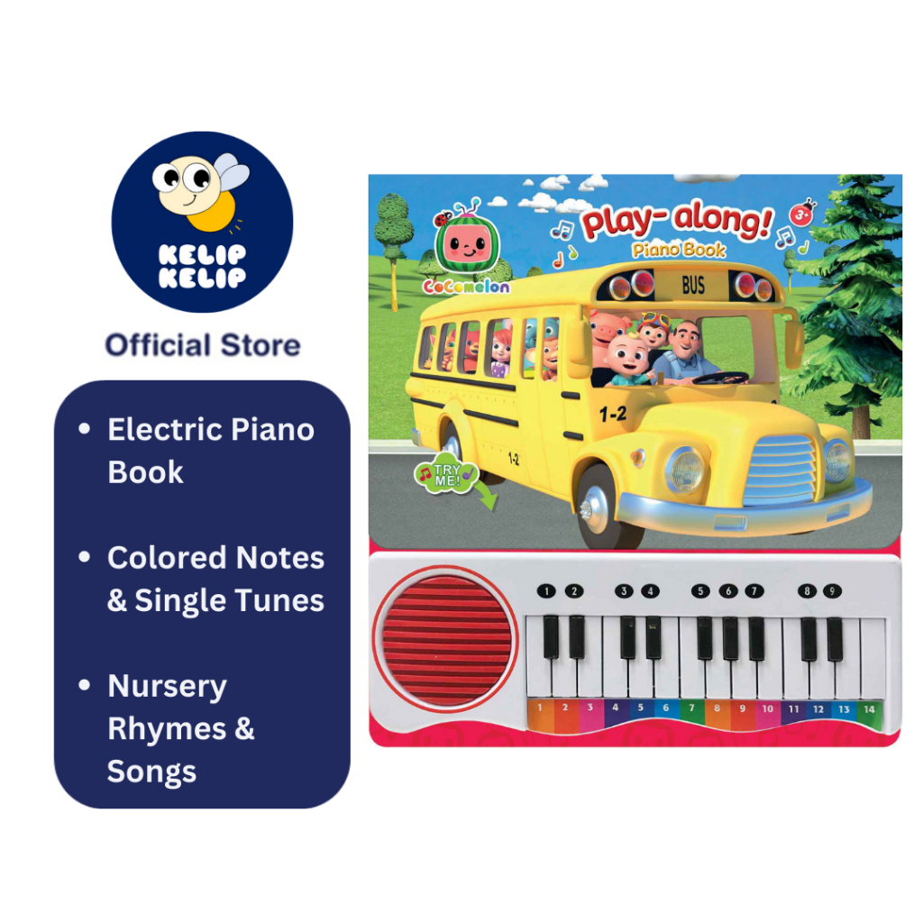 Cocomelon Play Along Piano Sound Book for Kids to Play Nursery Rhymes ...