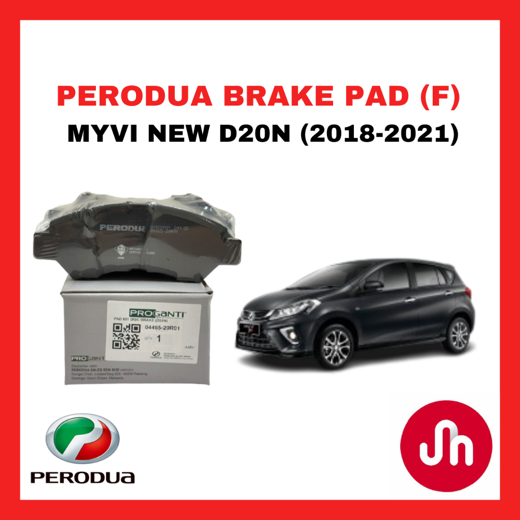 Perodua Genuine Disc Brake Pad Set Front - Perodua Myvi New D20N (2018 ...