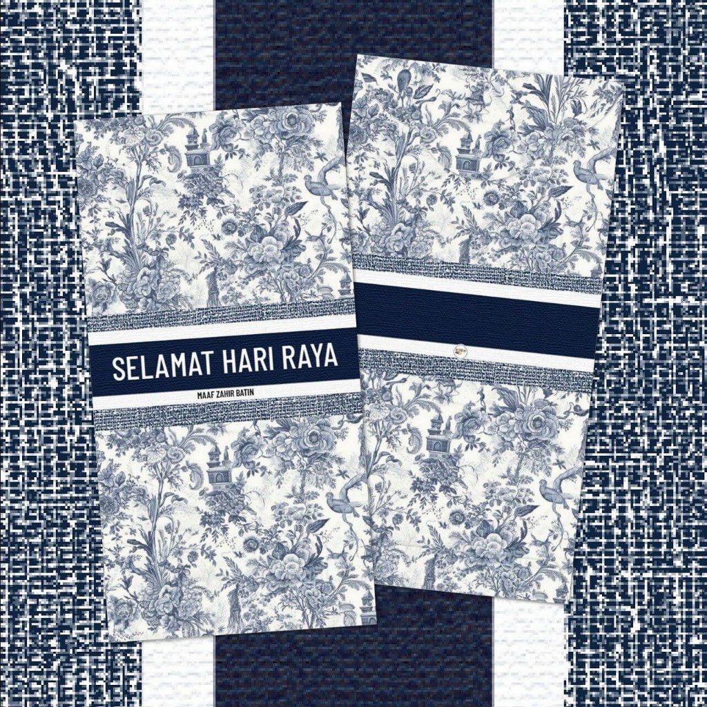 Sampul Duit Raya Premium 2025 | Floral Denim | Ready Stock | Shopee ...