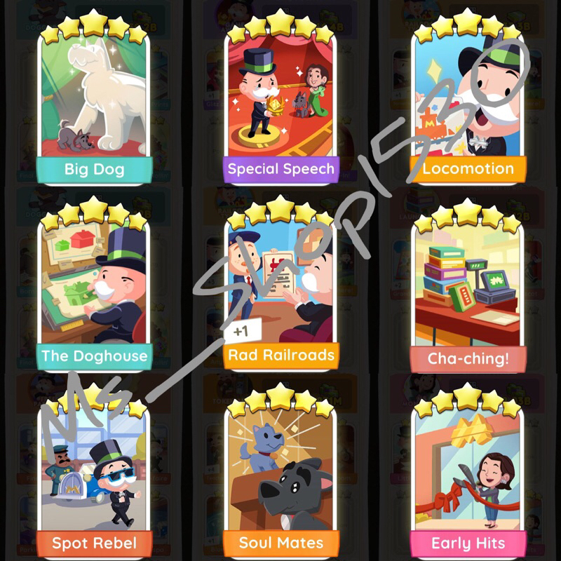 Sticker 5 Star Monopoly Go / Sticker Monopoly Go 5 Star | Shopee Malaysia