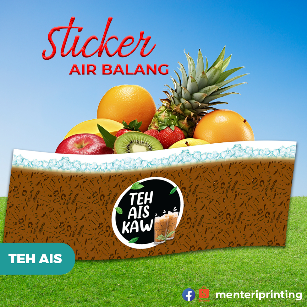 STICKER AIR BALANG PENUH PELBAGAI JENIS (KELILING BALANG) | Shopee Malaysia
