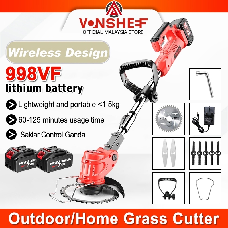[100% Original] Backpack Gasoline Brush Cutter/Grass Cutter Mesin ...