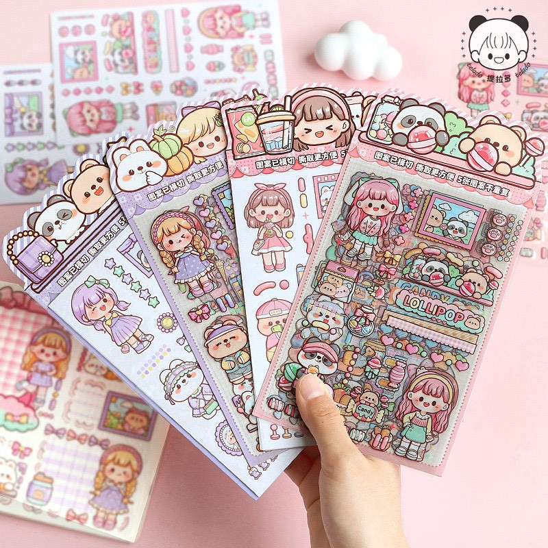 Telado Dodojom Cute Stickers Waterproof Stickers提拉多多多酱主题色系可爱防水贴纸 ...