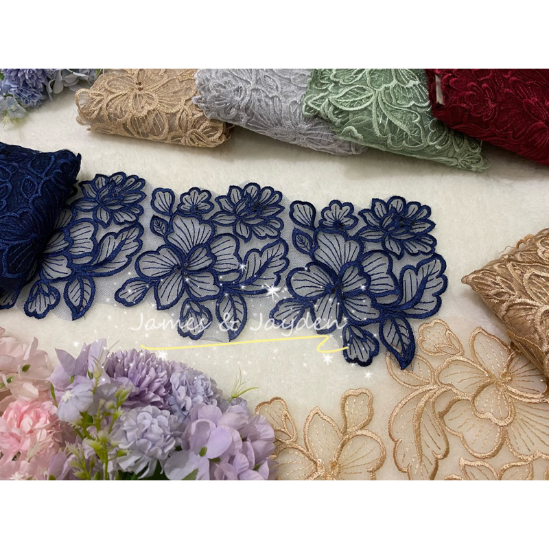 🔥2024 HOT ITEMS🔥 Border Lace / Flower Patch Lace / Trimming Lace / Lace ...