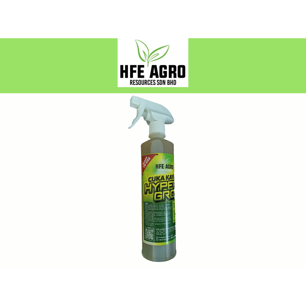 500ml Cuka Kayu Hyper Grow Spray (Ready to Use) | Shopee Malaysia